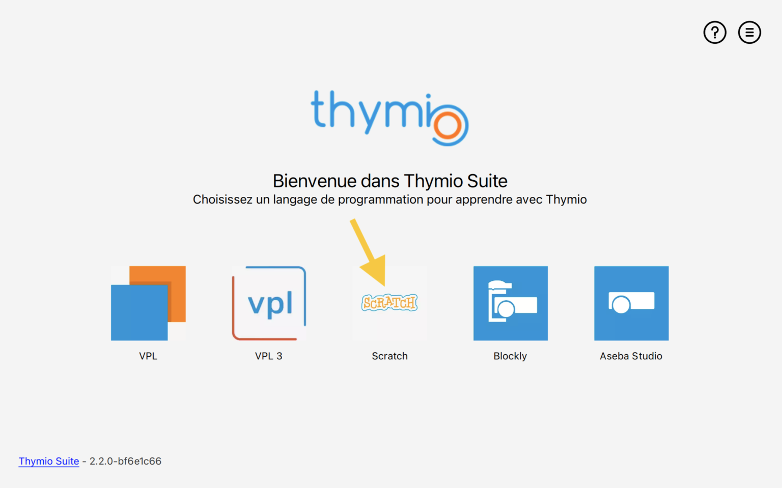Thymio – Programmation avec Scratch – MonsieurMike.be